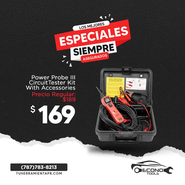 Power Probe III Circuit Tester Kit With Accessories – EconoToolsPR